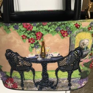 Bueno | Bags | Beaded Purse With Parisian Scenes | Poshmark